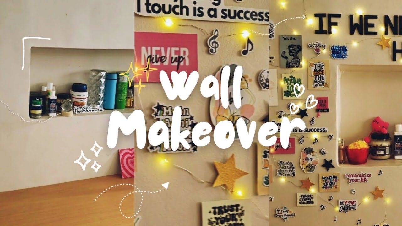 Turn Your Plain Wall Into Stunning Masterpiece For Just ₹100 || 🥰 ...