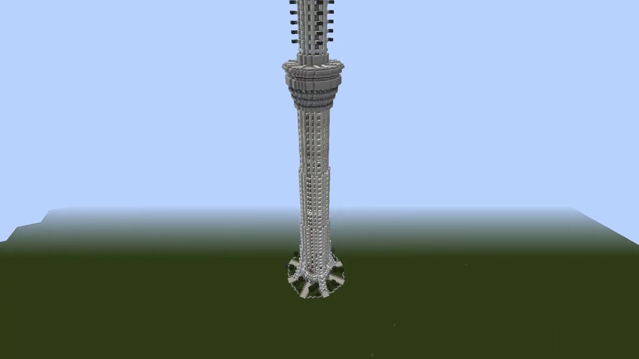 Minecraft SKY TREE TOWER TOKIO JAPAN - YouTube