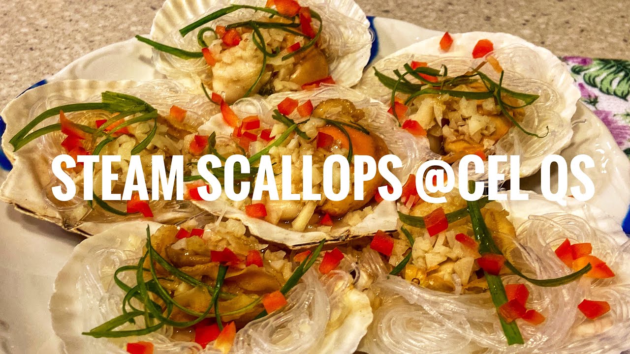How to Make Steam Scallops #steamscallops #scallops - YouTube