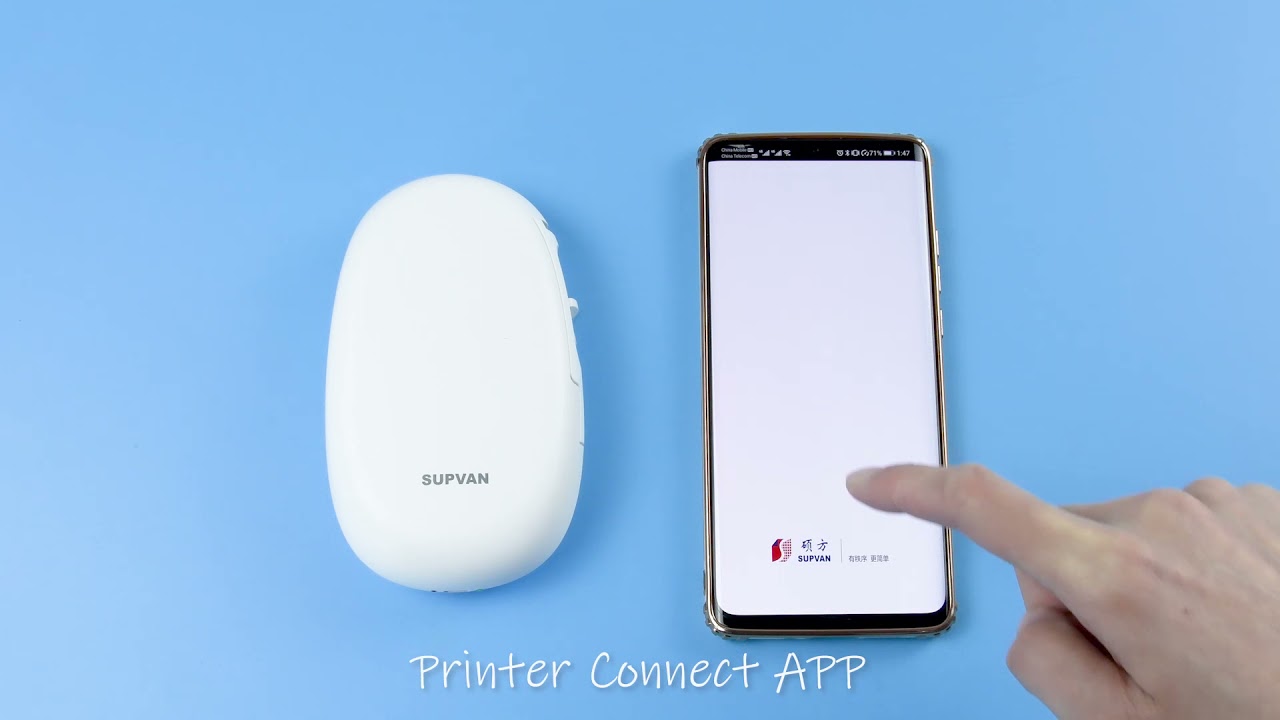 Supvan Portable Label Printer - YouTube