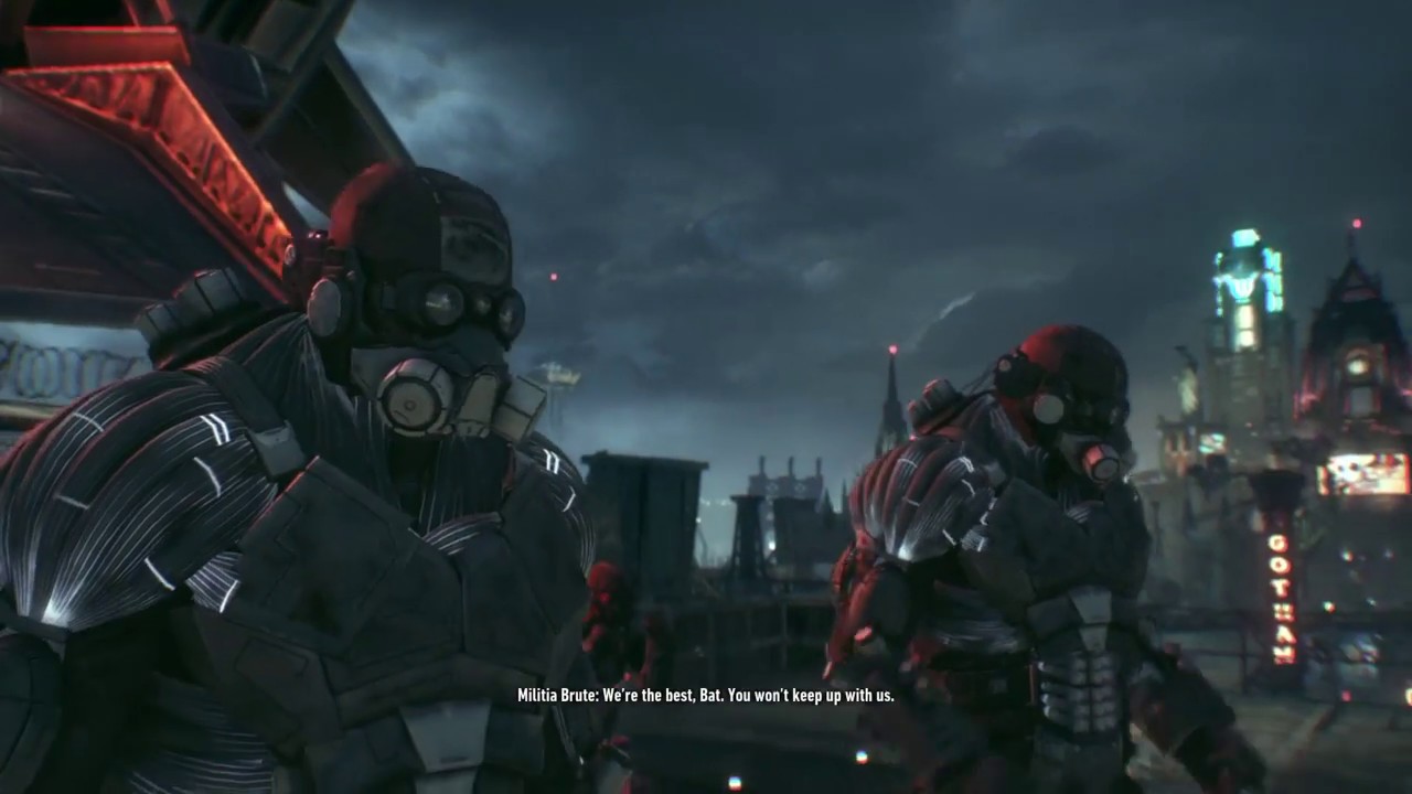 BATMAN™: ARKHAM KNIGHT: Protecting GCPD from Militia - YouTube