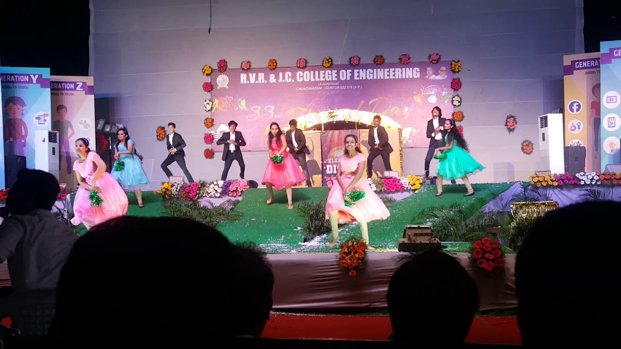 RVR & JC ||EEE group dance|| Annual day 2k18 - YouTube