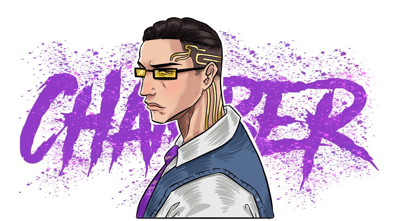 how to draw Chamber | valorant - YouTube