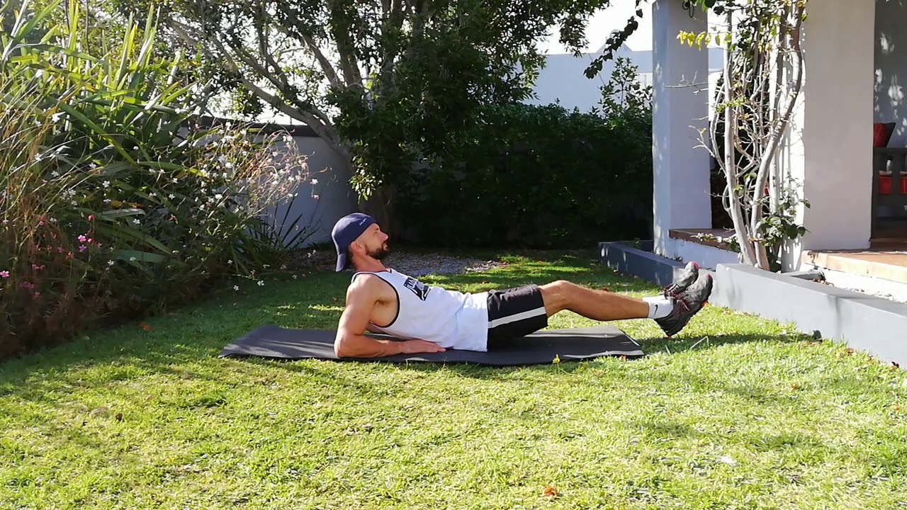 Assisted Knee Tuck Crunch - YouTube