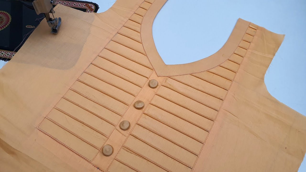 ऐसा Pintex वाला Neck Design आपने कभी नहीं देखा होगा/Latest Pintex Neck ...