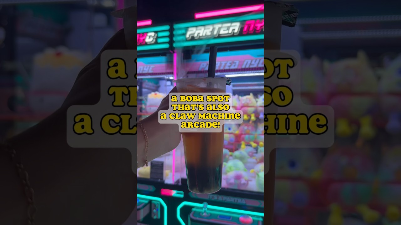 A boba spot + claw machine arcade - YouTube