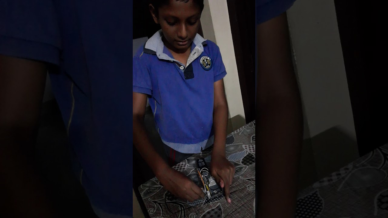 Alen Sabu's experiment wayaring light - YouTube