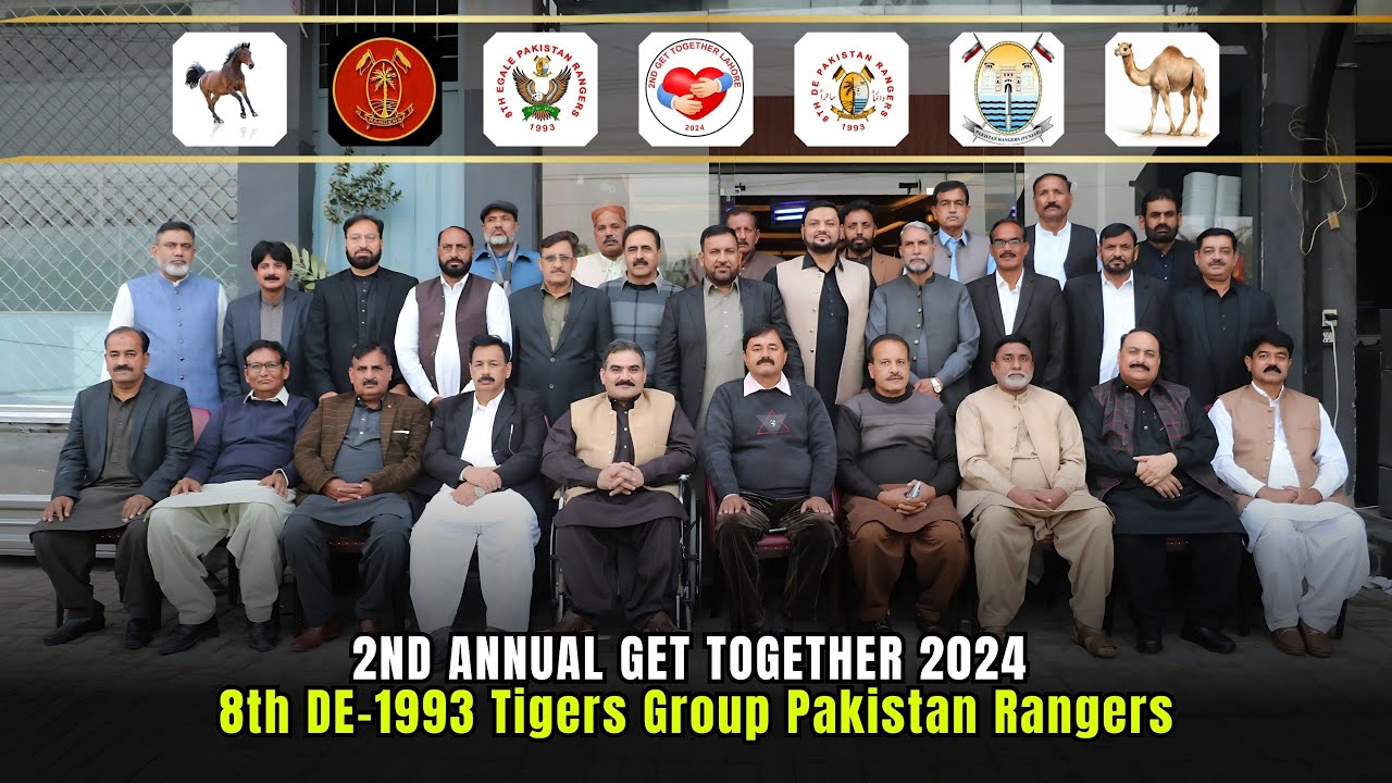2ND ANNUAL GET TOGETHER 2024 8th DE-1993 Tigers Group Pakistan Rangers ...