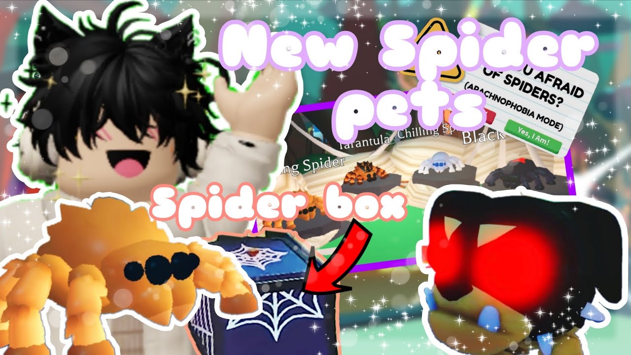 NEW SPIDER BOX AND PETS IN WEEK 2 HALLOWEEN UPDATE IN ADOPT ME | ROBLOX ...