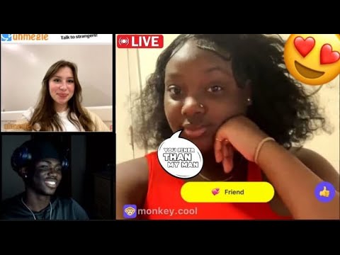 Monkey app and Omeagle shenanigans (MUST WATCH) - YouTube