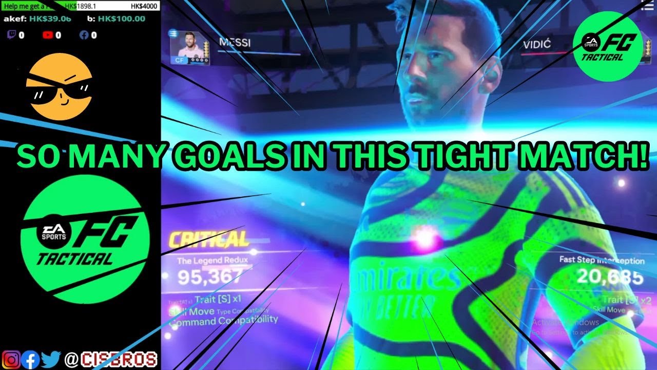 EA SPORTS FC Tactical Gameplay LIONEL MESSI ARSENAL SEASON 10 MASTER ...