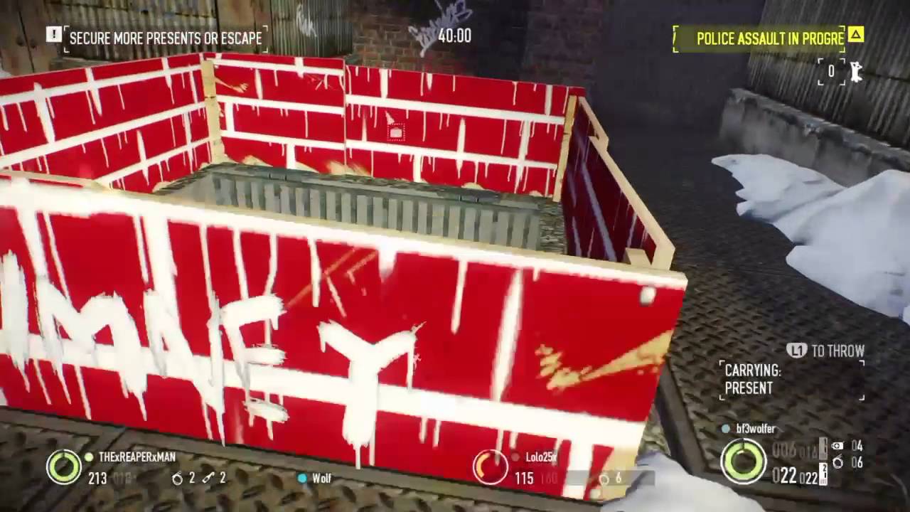 Payday 2 Santa work shop 74 bags - YouTube