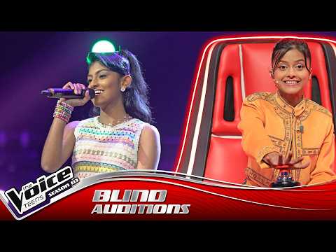 Yashini Dilhara | Ha Chuttak (හා චුට්ටක්) |  Blind Auditions | The Voice Teens Sri Lanka S3