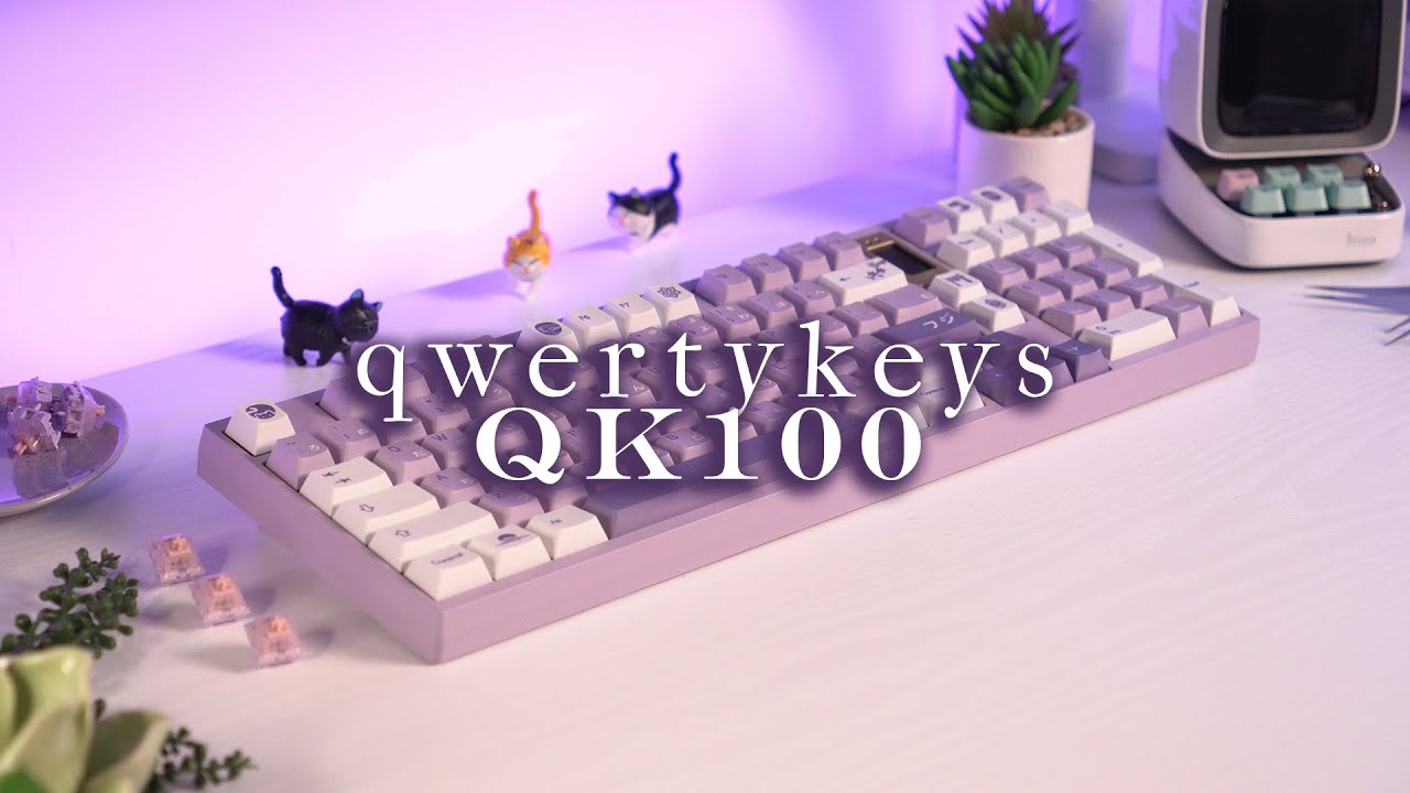 Qwertykeys QK100 | Latency, Build, Review - YouTube