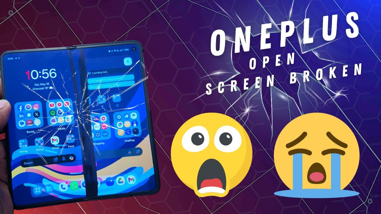 OnePlus Open Screen CRACKED! | Repair & Warranty NIGHTMARE (or DREAM ...