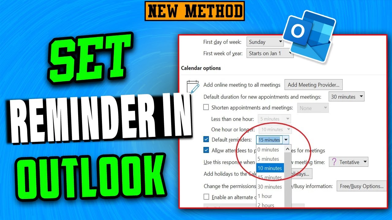 How to set reminder in outlook | How to Set Up Reminders in Microsoft ...