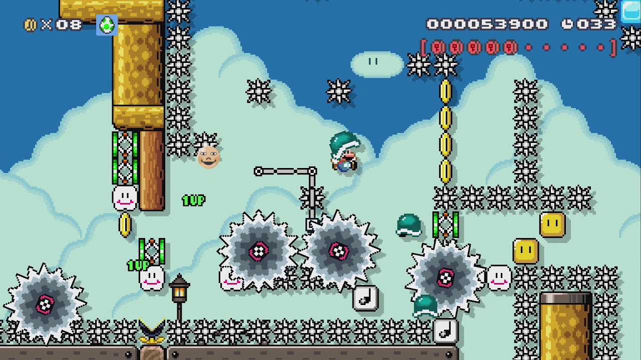 THX 献给大家的半自动图 Tifa ーーー hold 🡑+A by Tifa ♪ ^・ω・^ - Super Mario Maker 2 ...