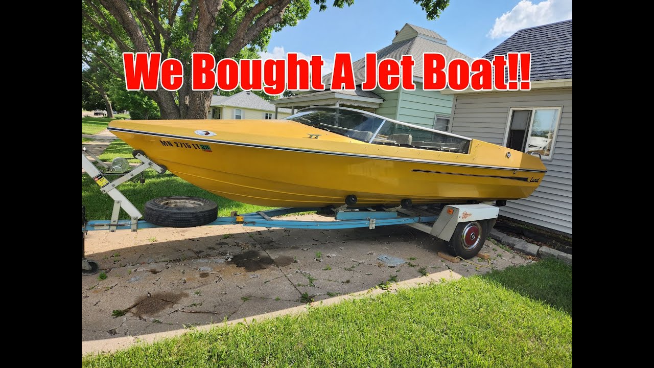 We Bought A Really Cool Vintage1970's Jet Boat On Impulse! - YouTube