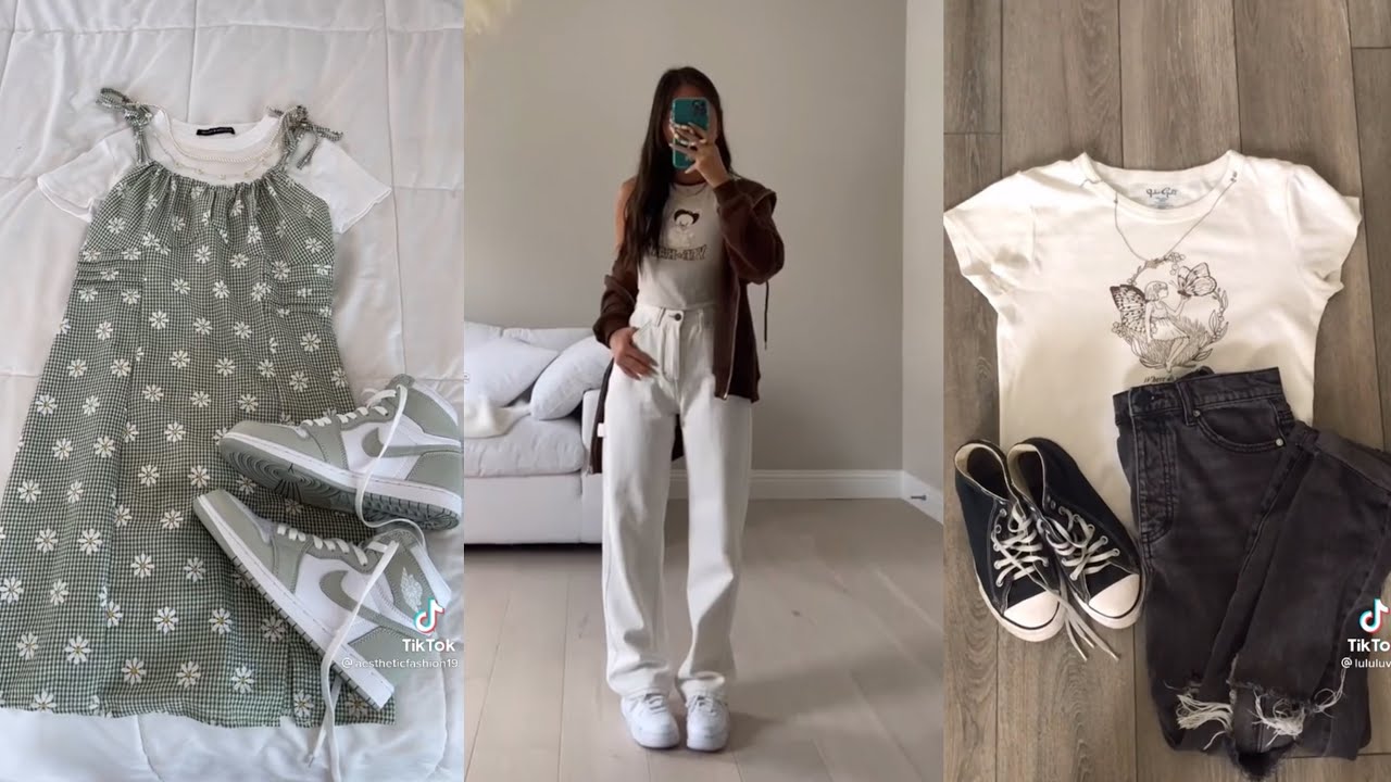 back to school outfit ideas 2021 ･ﾟ: * tiktok compilation - YouTube