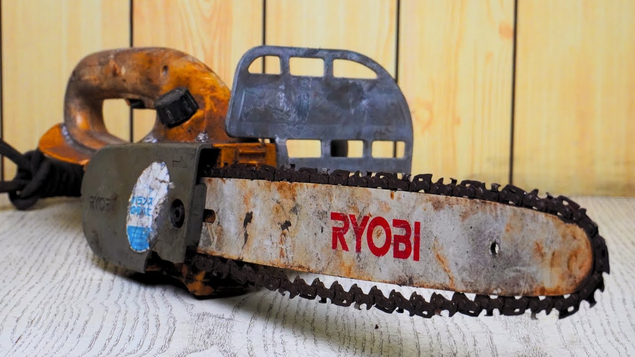 Restoring an old broken electric saw - great project - YouTube