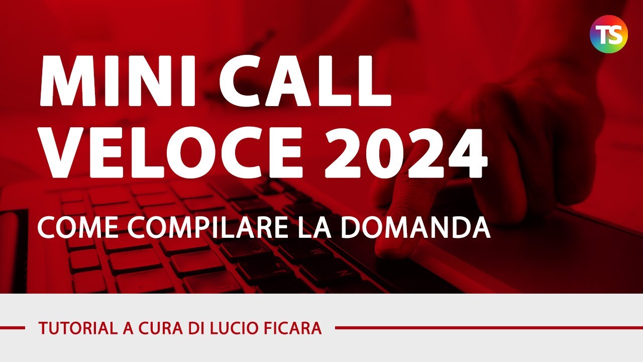 Mini call veloce 2024 Come compilare la domanda VIDEO TUTORIAL - YouTube