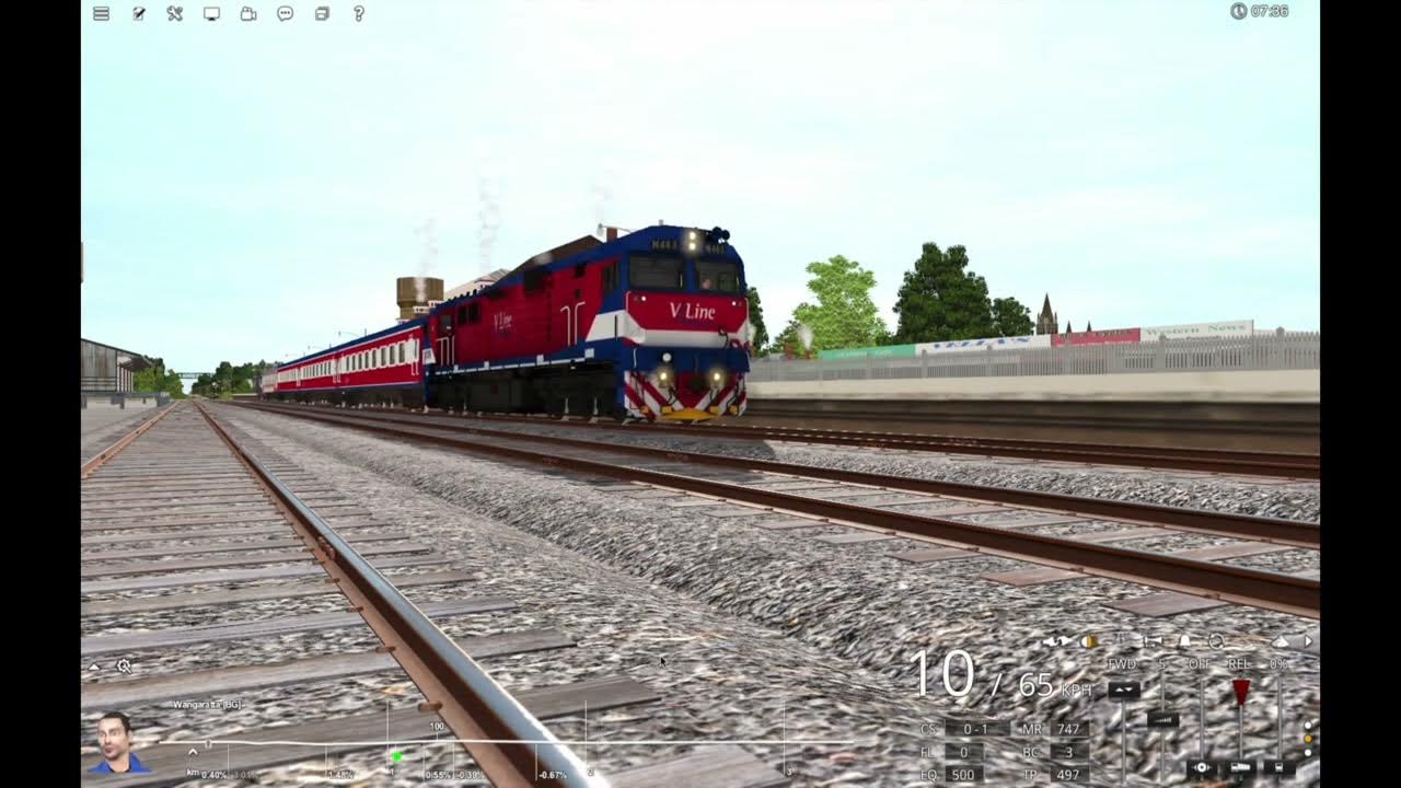 (TRS22) V/Line N Class Locomotives Trains in Victoria (Timelapse) - YouTube