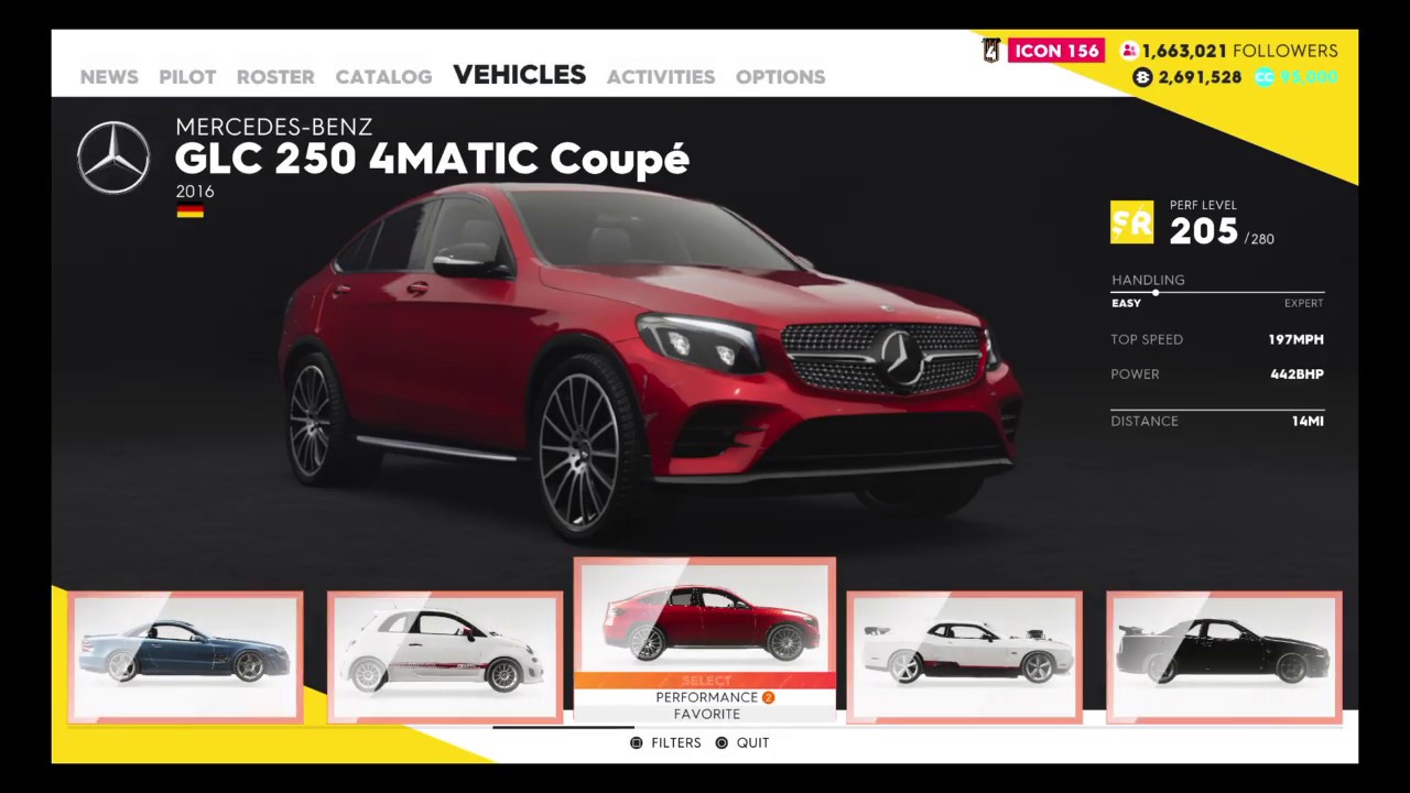 The Crew 2 - Mercedes Benz GLC 250 4Matic Coupe - Street Race - YouTube