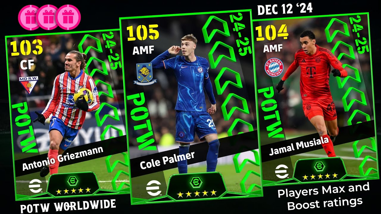 Upcoming Thursday New Potw Worldwide Nov 14 '24 In eFootball 2025 ...