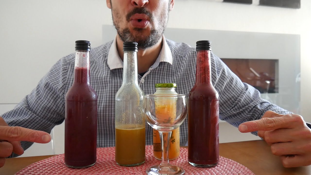 ASMR Drinking Sounds – Homemade Juice Taste Test - YouTube