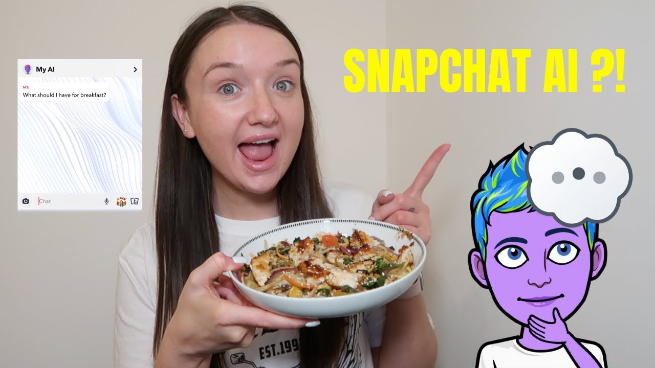 LETTING SNAPCHAT AI DECIDE WHAT FOOD I EAT FOR THE DAY - YouTube