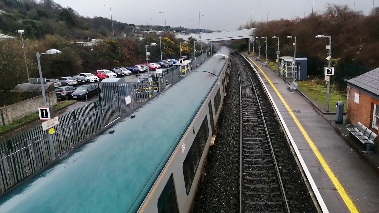 12.00 Cork-Cobh train at Little Island on 27.1.2020 - YouTube
