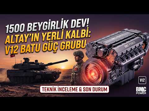 ALTAY Tankı'nın Yerli Kalbi: 1500 Beygirlik BATU Güç Grubu ve Tüm Teknik Özellikleri