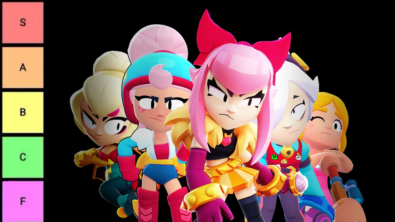 Ranking EVERY WOMAN in Brawl Stars - YouTube