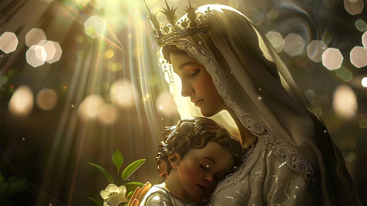Virgin Mary Healing You While You Sleep With Alpha Waves, Eliminate ...