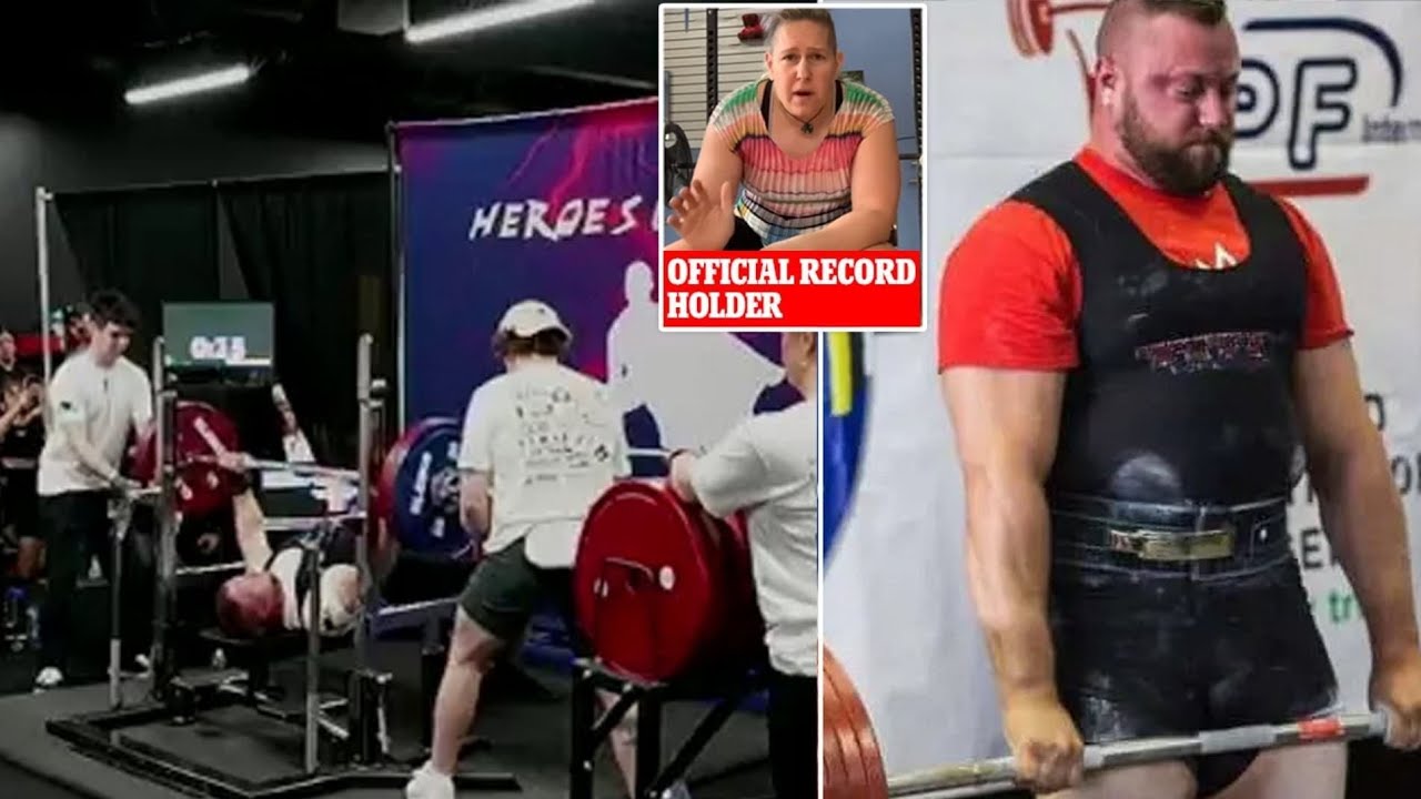 genius man identified as female broke world record of weightlifting ...