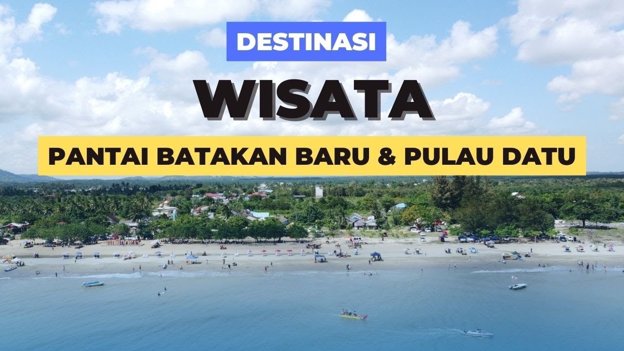 View Pantai Batakan Baru dan Pulau Datu Kalsel - DJI Mini 2 - YouTube