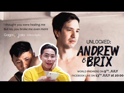 REACTION VIDEO TO BL SERIES - UNLOCKED: ANDREW & BRIX TRAILER VIDEO | \
