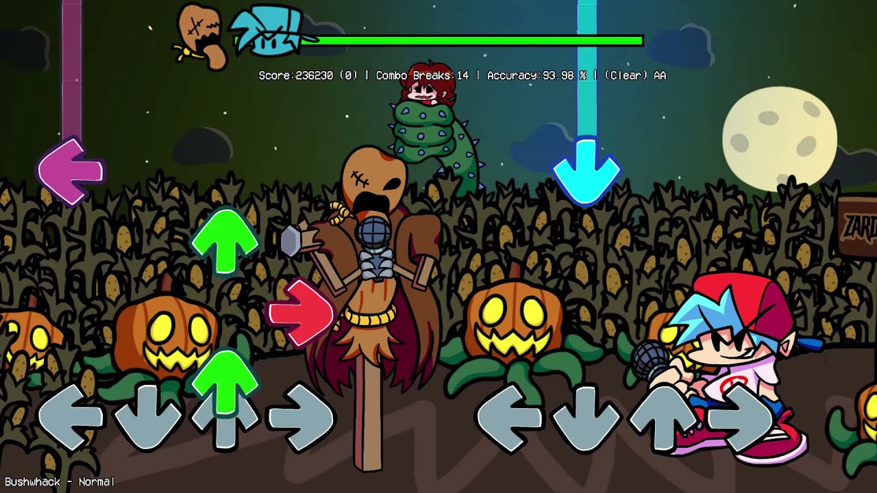 FNF vs Zardy - Bushwhack (Phase 2) (FNF Mods) - YouTube