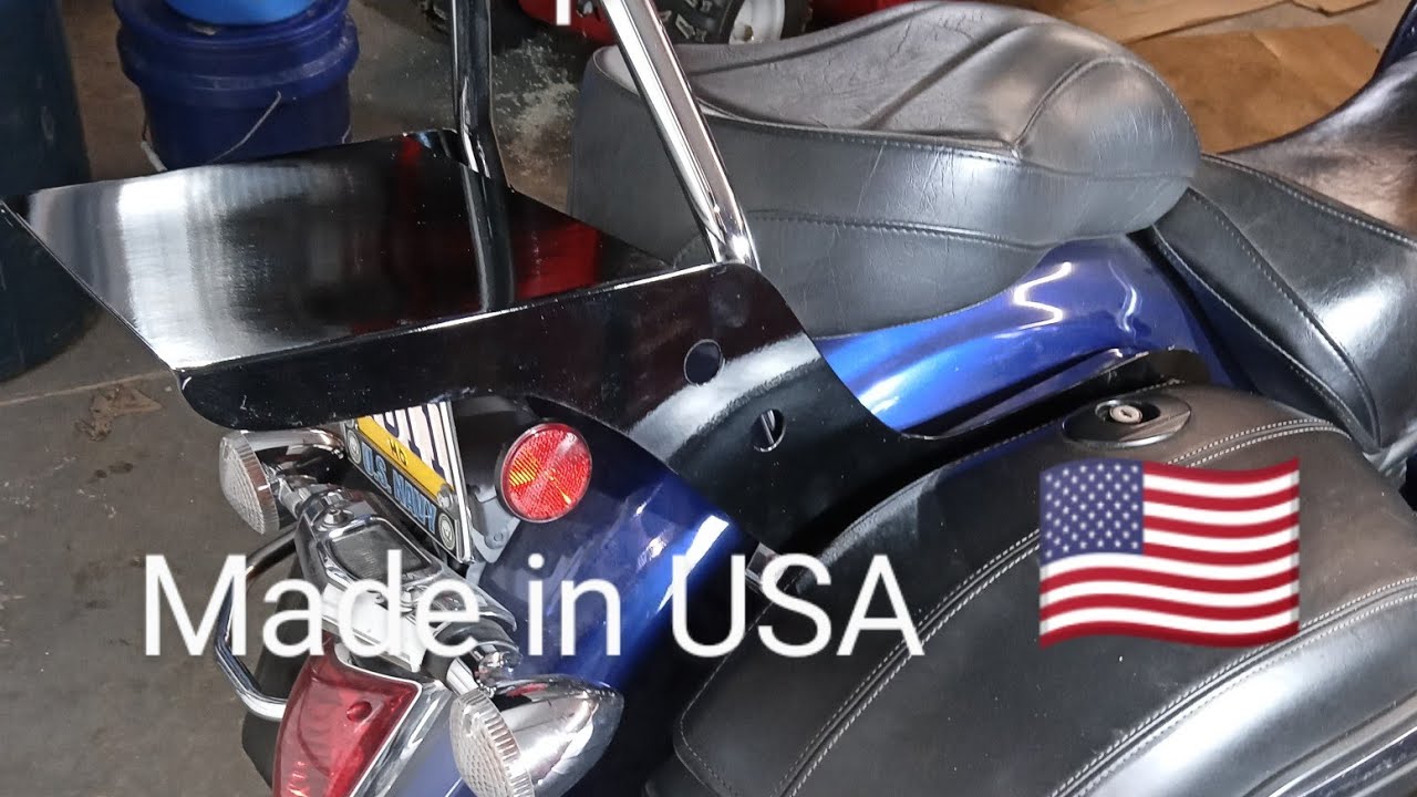 Wompus Rack Install on the 2007 Vstar 1300 Tourer - YouTube