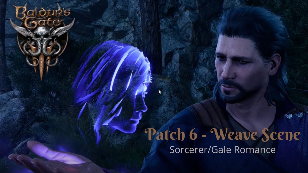 Weave Scene | Baldur's Gate 3 | Patch 6 | Gale Romance | Draconic ...