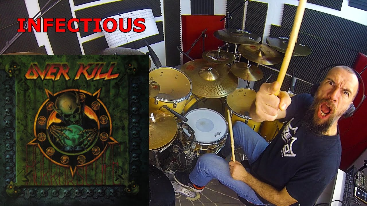 Overkill - Infectious - Sid Falck Drum Cover by Edo Sala with Drum ...