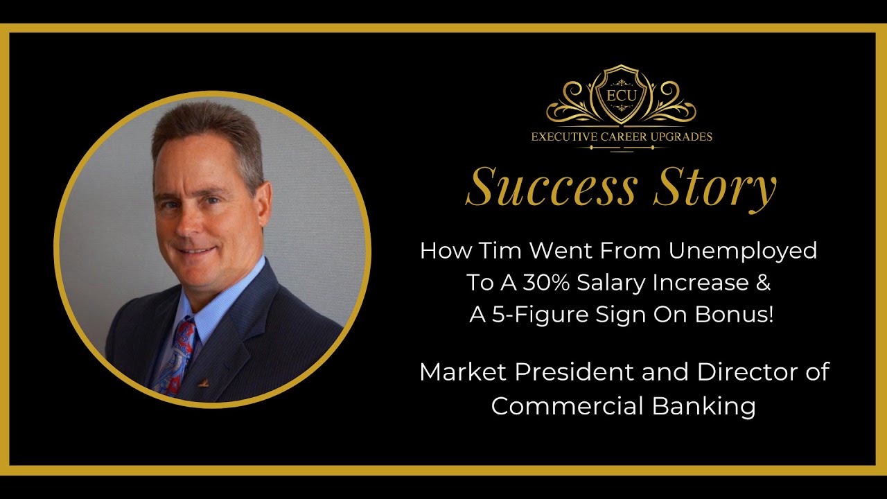 Tim - Market President & Director of Commercial Banking - ECU Success ...