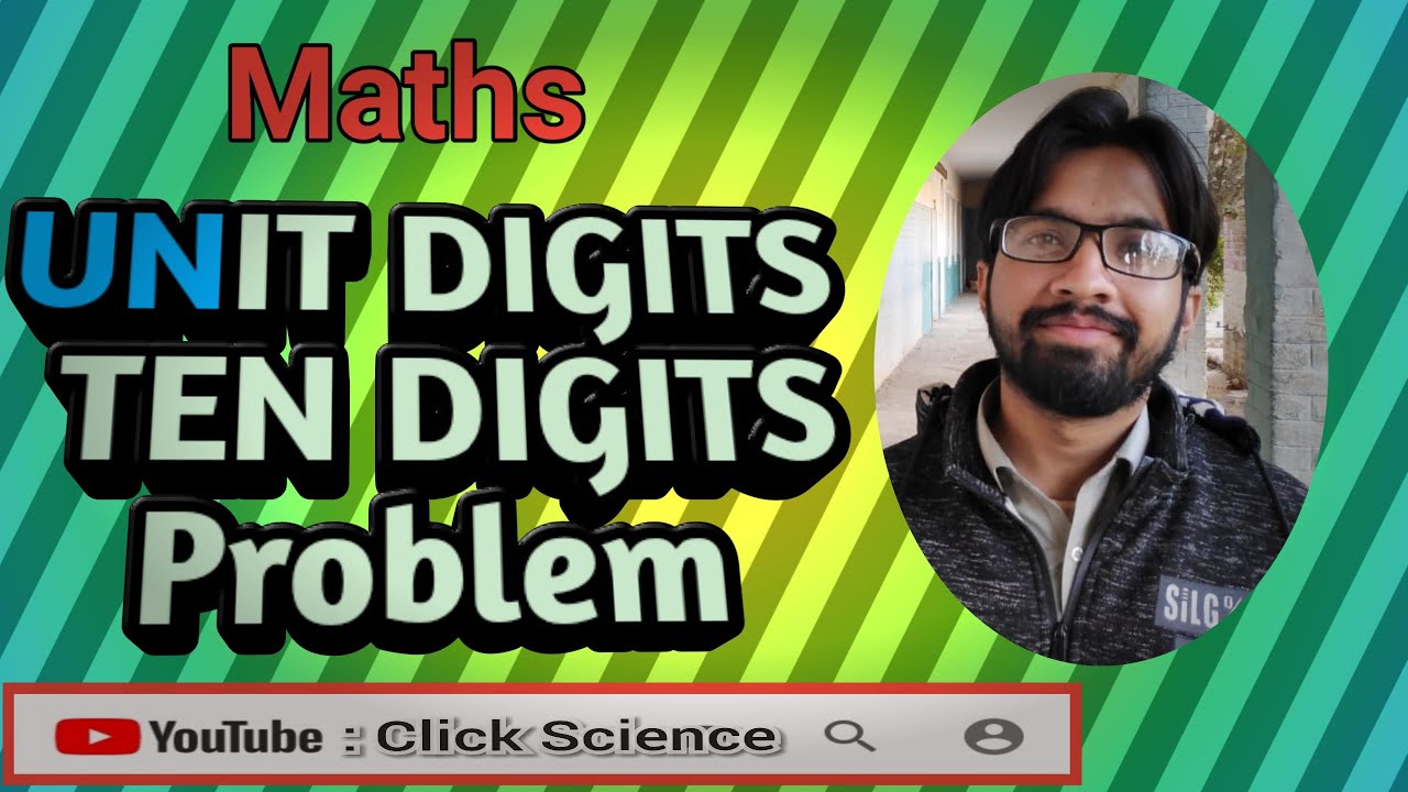 Unit digit Ten digit problems - YouTube