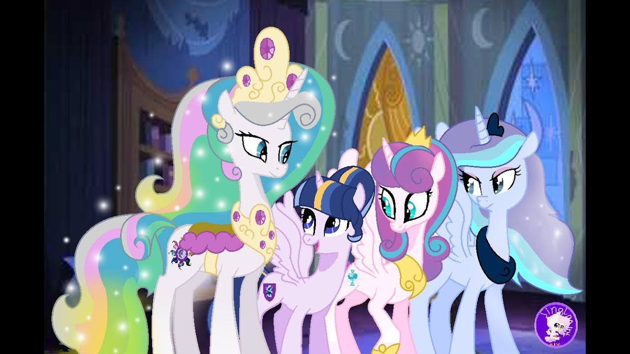 The main 4 royals (MLP Speedpaint)NEXT GEN - YouTube