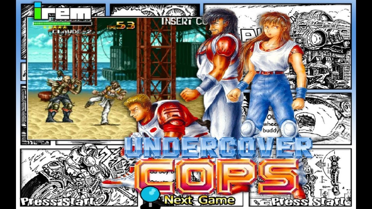 Undercover Cops (1992) Irem Mame Retrô Arcade Games - YouTube