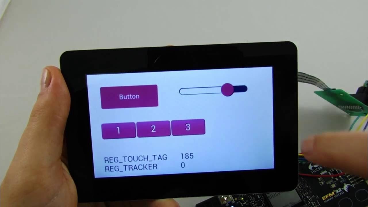Using capacity touchscreen Riverdi TFT module - YouTube