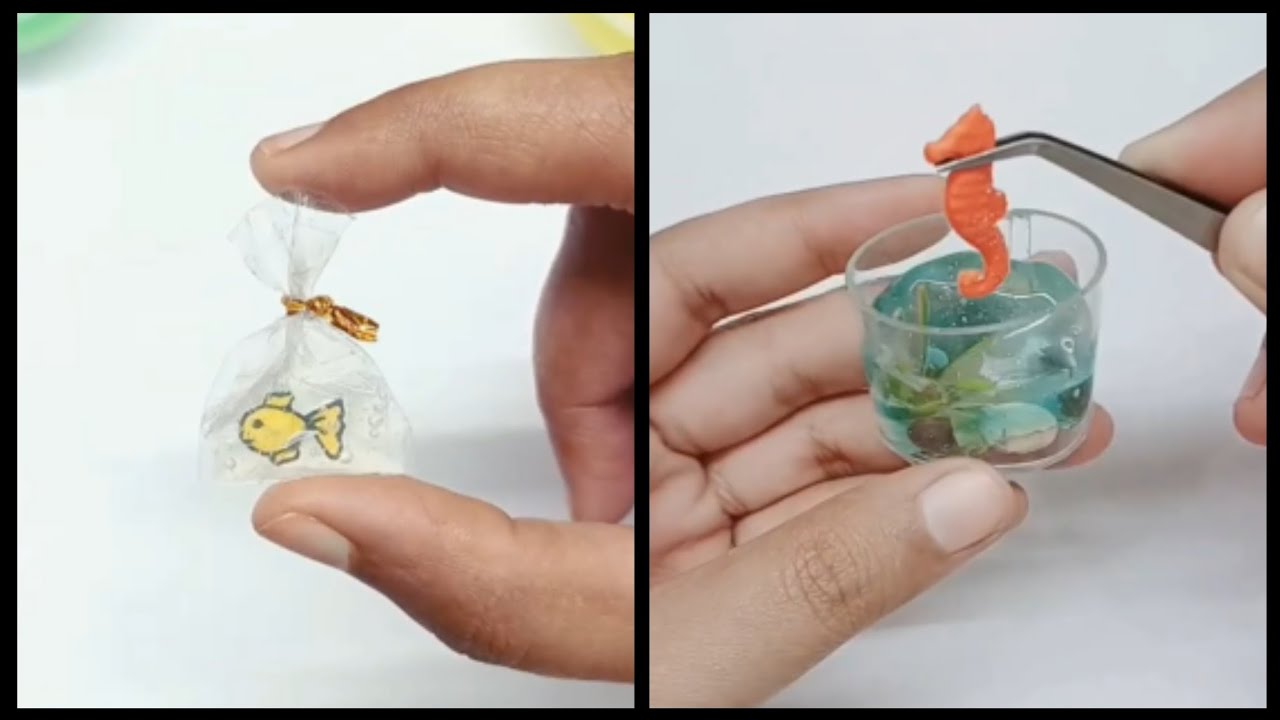 Ocean theme with nano tape / Cute squishy fish pouch - YouTube