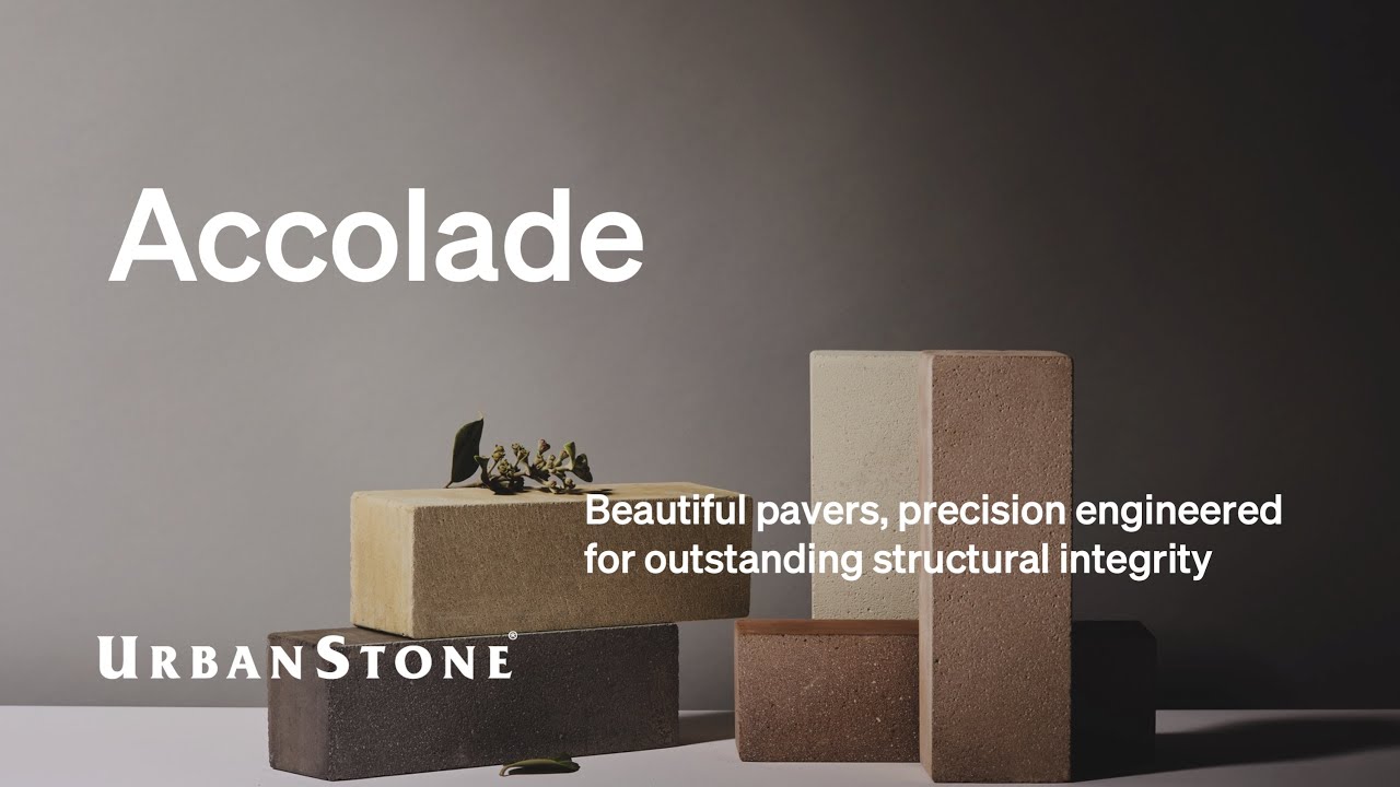 Accolade Pavers by UrbanStone - YouTube