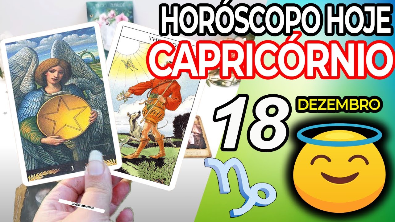 😲 UM MILAGRE NO SEU CAMINHO 🙏🙌 Horóscopo do dia de hoje CAPRICÓRNIO 18 ...