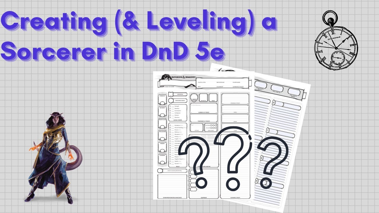 Creating (and Leveling) a Sorcerer in D&D 5e - YouTube